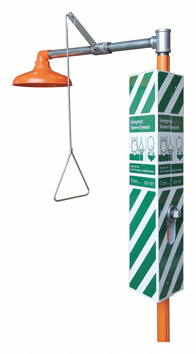 Emergency Safety Sign: ABS Plastic, Features Combo - Grainger