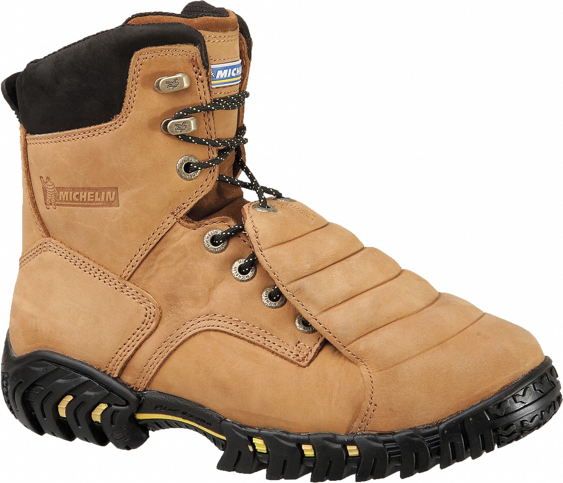 8 in Work Boot, 8-1/2, Medium, Men's, Brown, Steel Toe Type, 1 PR ...