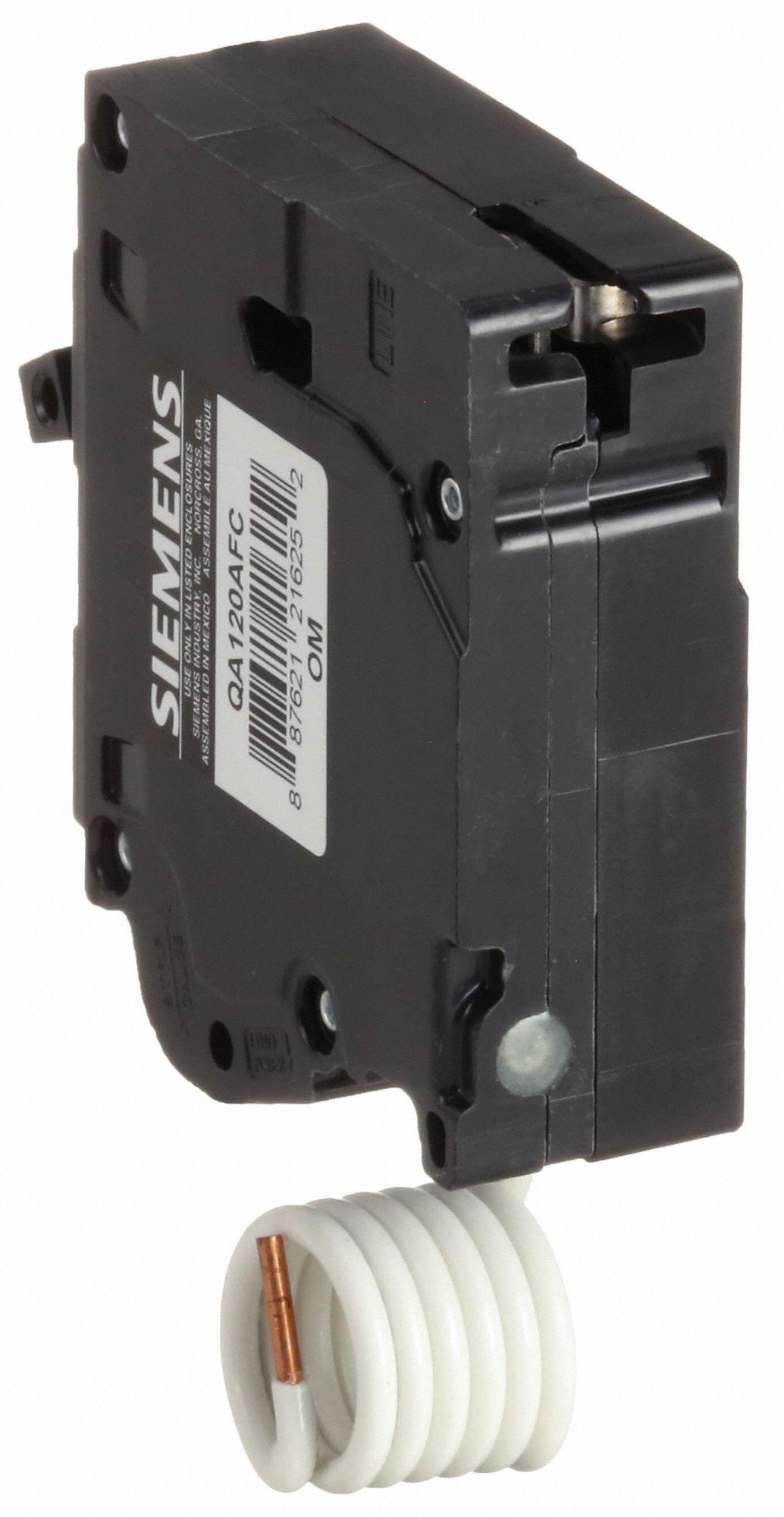 SIEMENS Miniature Circuit Breaker: 20 A Amps, 120V AC, Single Phase, 10kA at 120V AC, 1 Poles ...