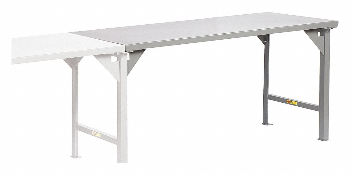 Fixed Height Work Table, Steel, 30 in Depth, 36 in Height, 60 in Width ...
