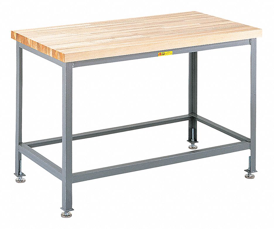 LITTLE GIANT, Adj Ht, Butcher Block, Workbench - 34AV88|WT-3072-LL ...