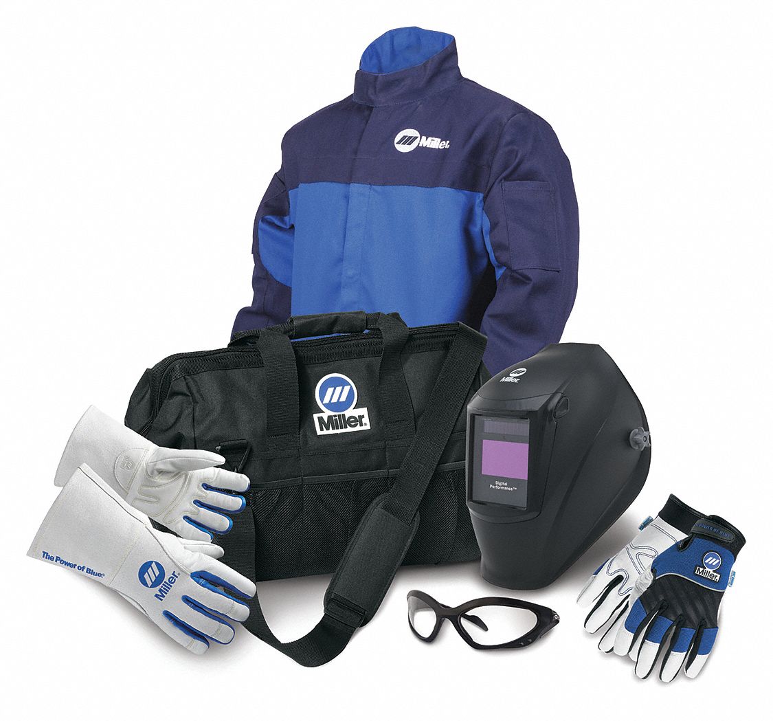 MILLER ELECTRIC Welding Protection Pack, XL-Large - 34C324|240887 ...