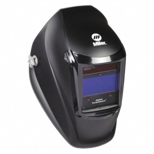 MILLER ELECTRIC, Auto-Darkening, 3 Arc Sensors, Welding Helmet - 34C373 ...