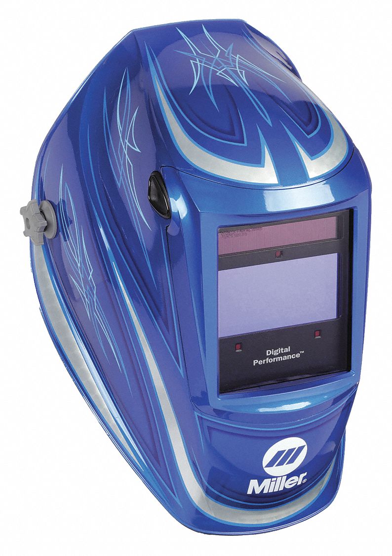 MILLER ELECTRIC, Auto-Darkening, 3 Arc Sensors, Welding Helmet - 34C374 ...