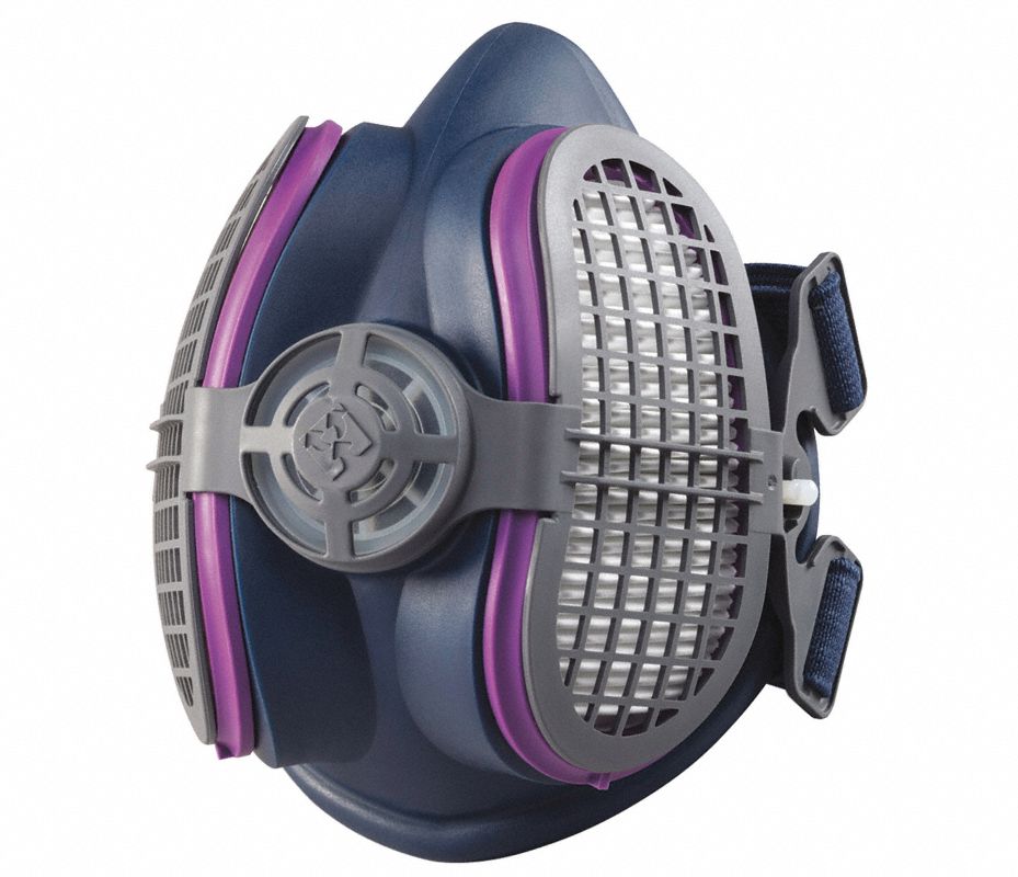 MILLER ELECTRIC Kit de Respirador de Media Cara P100 Reutilizable Talla ...