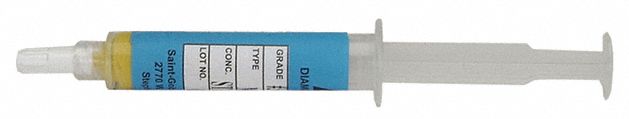 NORTON Diamond Lapping Compound,Oil Soluble: Yellow, Syringe, 5g, Dies ...