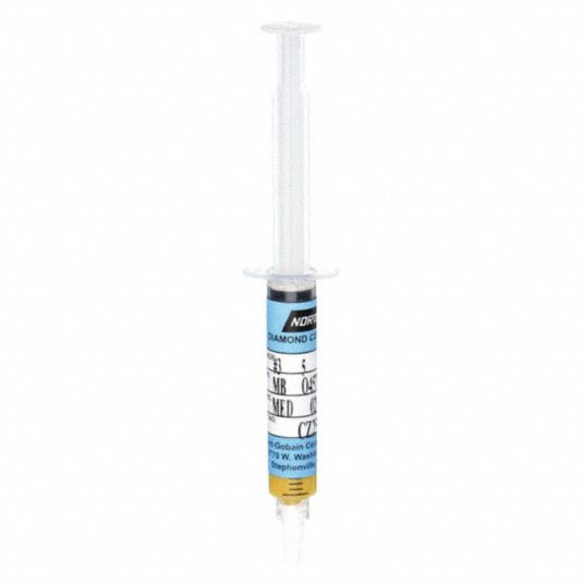 NORTON, Yellow, Syringe, Diamond Lapping Compound,Oil Soluble - 34CD65 ...