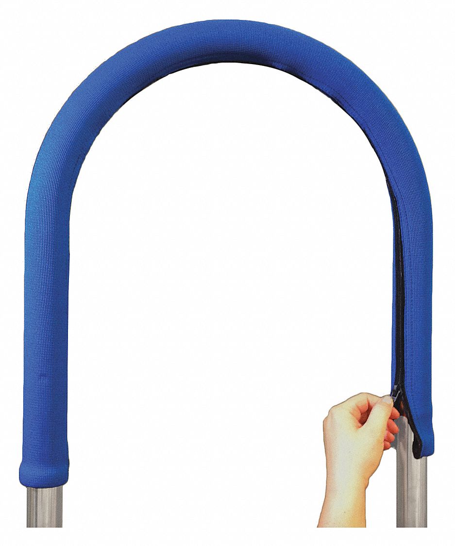 BLUE WAVE PRODUCTS, 4 in Wd, 72 in Overall Lg, Pool Handrail Grip ...