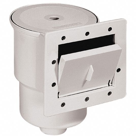 BLUE WAVE, White, Resin, Standard Skimmer - 34CR91|NA323 - Grainger