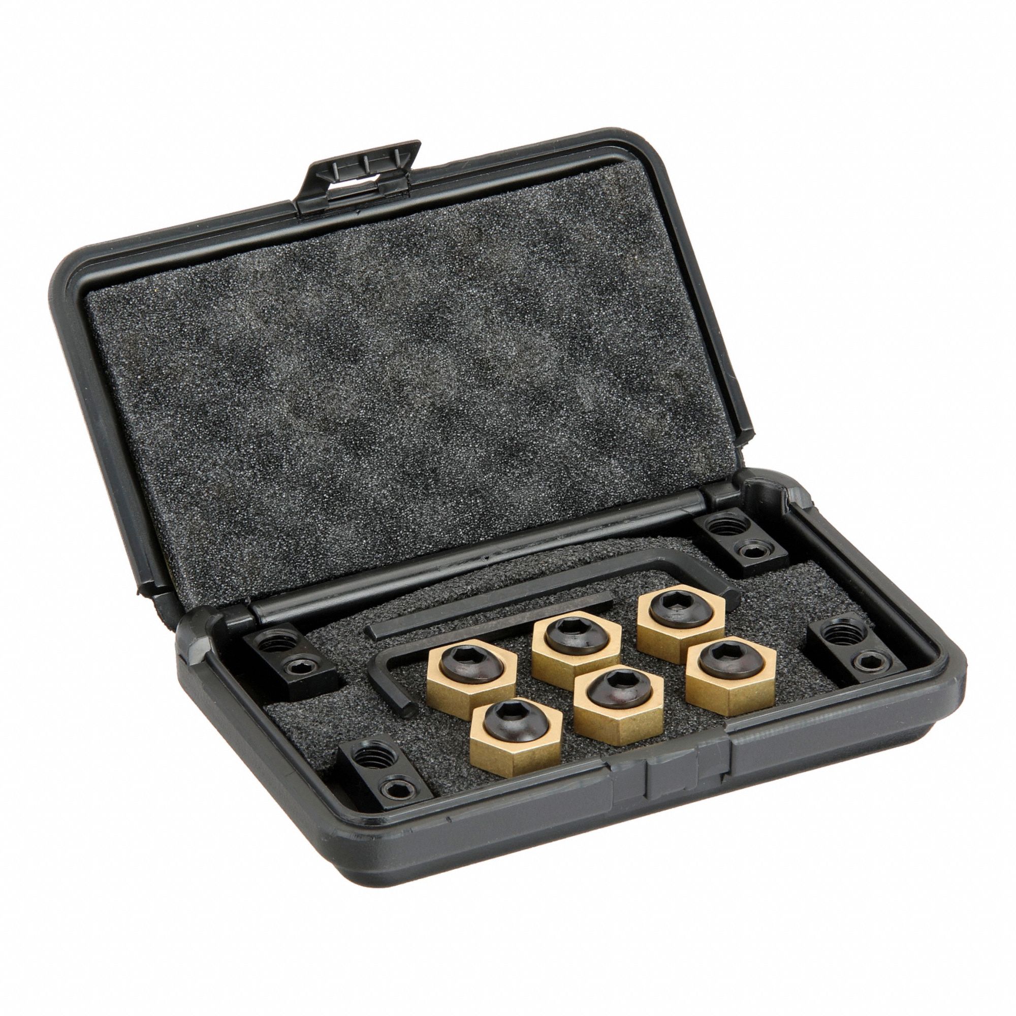 MITEE-BITE, Brass, Smooth Face, T-Slot Fixture Clamp Kit - 34CX07|10644 ...