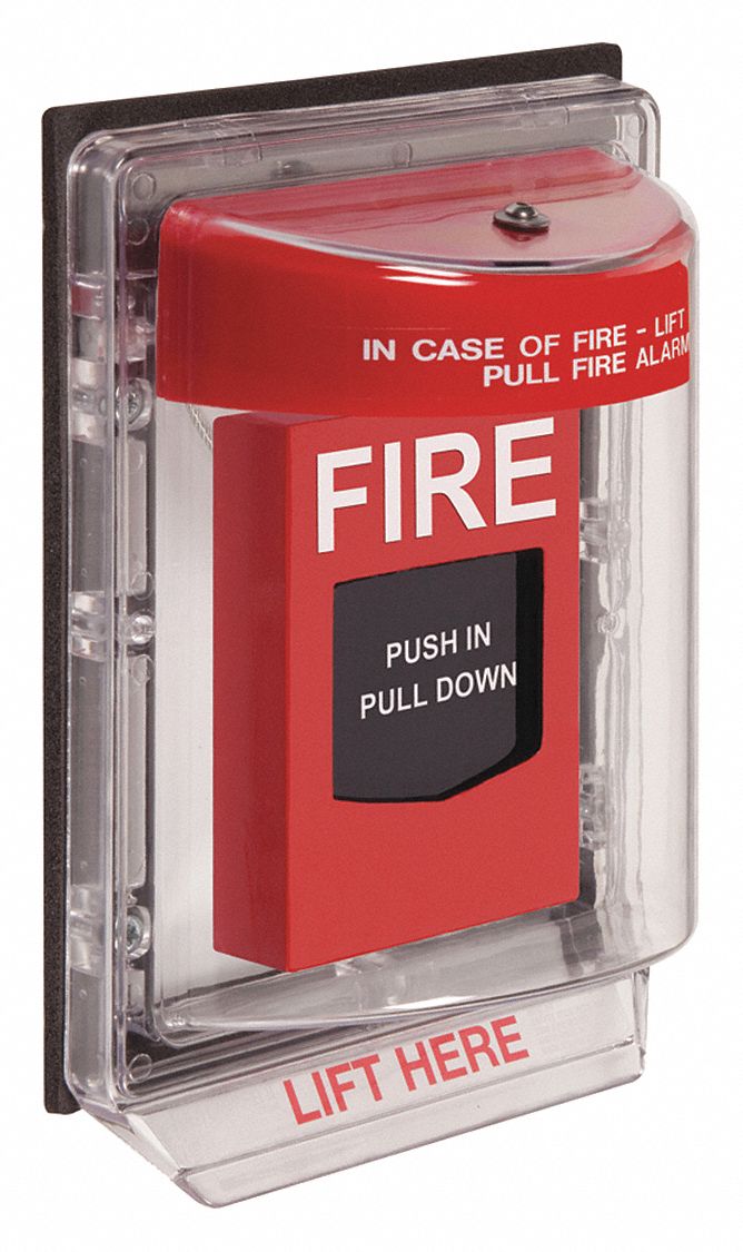 SAFETY TECHNOLOGY INTERNATIONAL, Wall Mount, 6 3/16 in Overall Dp ...