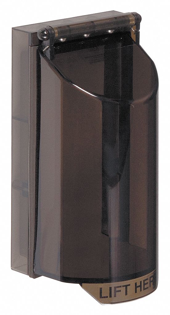 SAFETY TECHNOLOGY INTERNATIONAL, Polycarbonate, 6 5/16 in Overall Dp ...