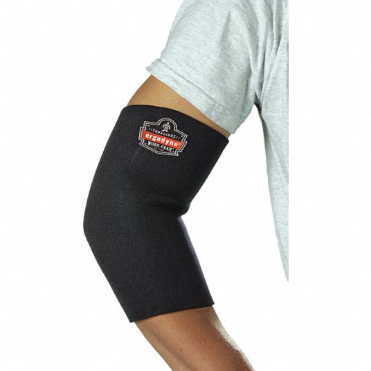 PROFLEX BY ERGODYNE, XL, 12 in Min Limb Circumference, Elbow Sleeve ...