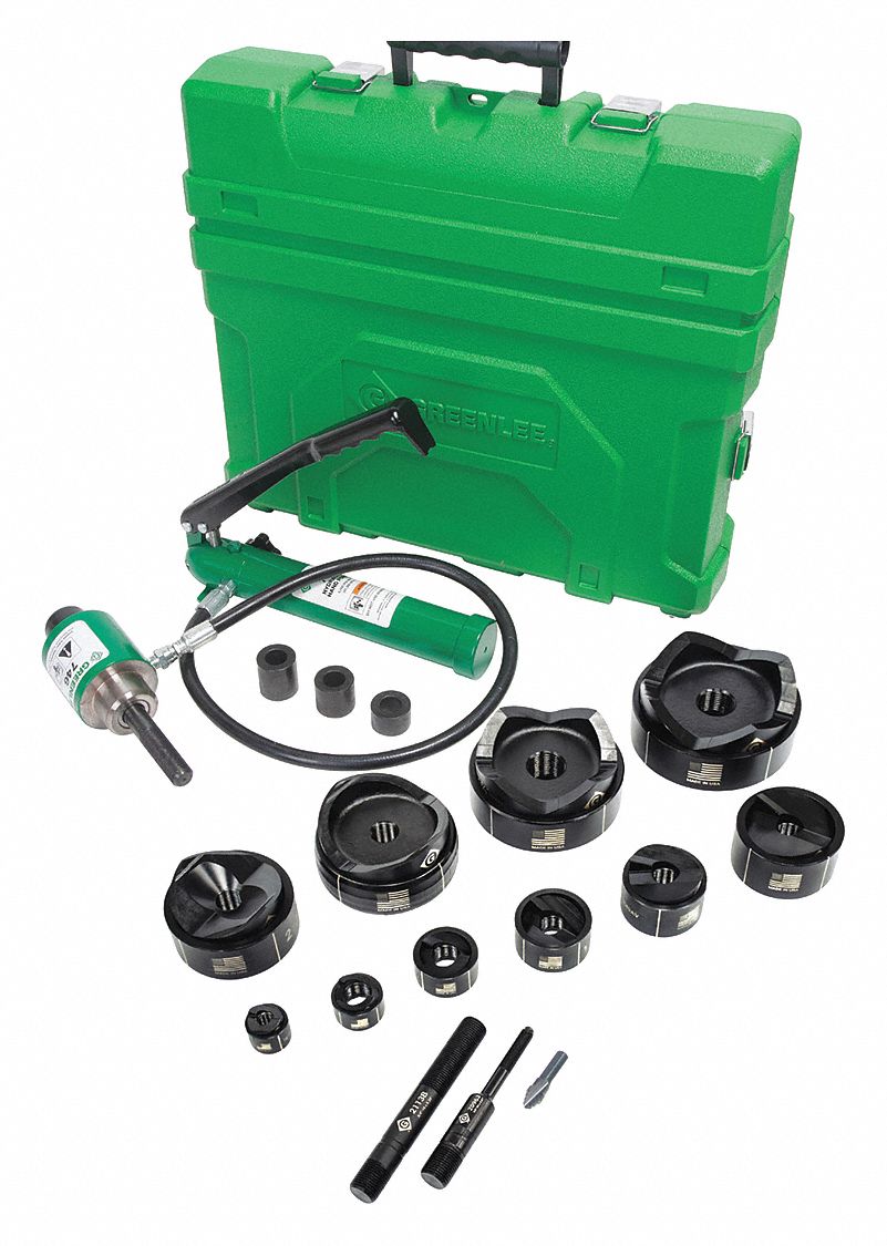 GREENLEE, Punch Set, Hyd Driver - 34E745|7310SB - Grainger