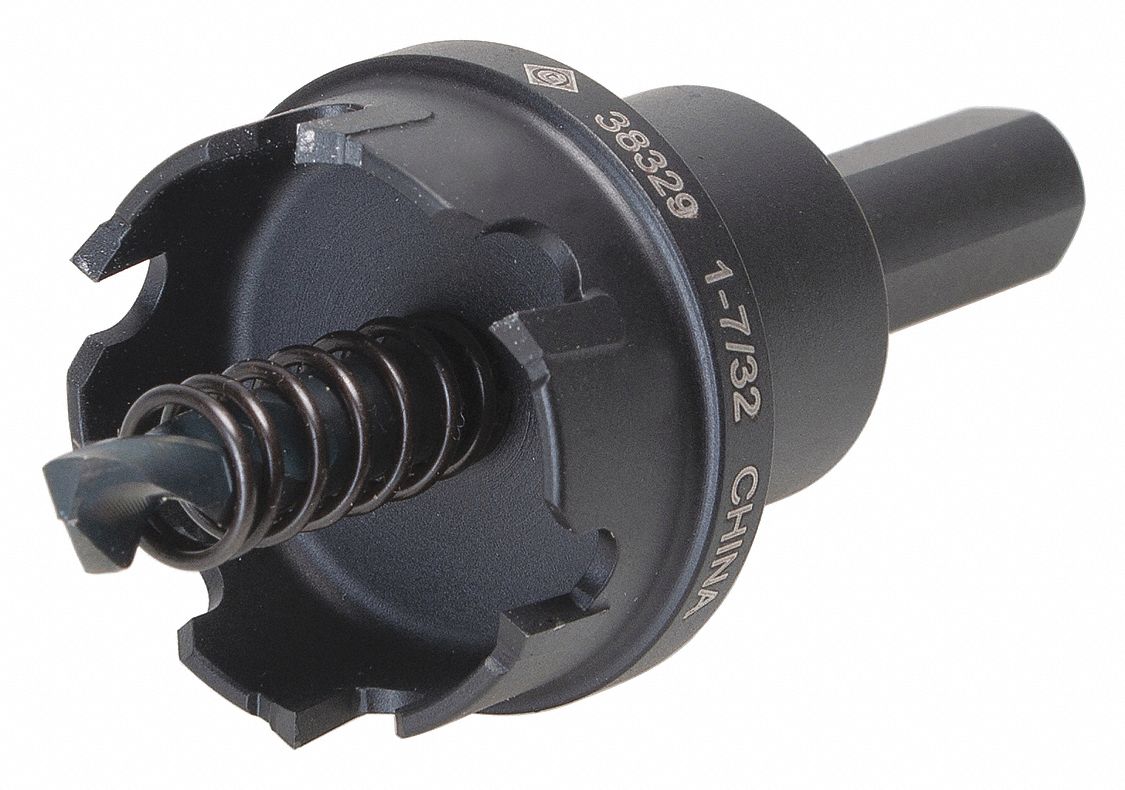 GREENLEE, 1 7/32 in Saw Dia., 5/8 in Max. Cutting Dp, Hole Cutter ...