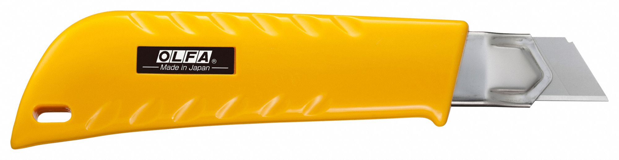 OLFA Utility Knife: 6 in Overall Lg, Rubberized, 8 Segments, 0 Blades ...