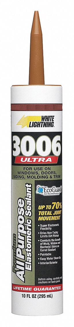 WHITE LIGHTNING, Brown, Caulk - 34FW73|W11003010 - Grainger