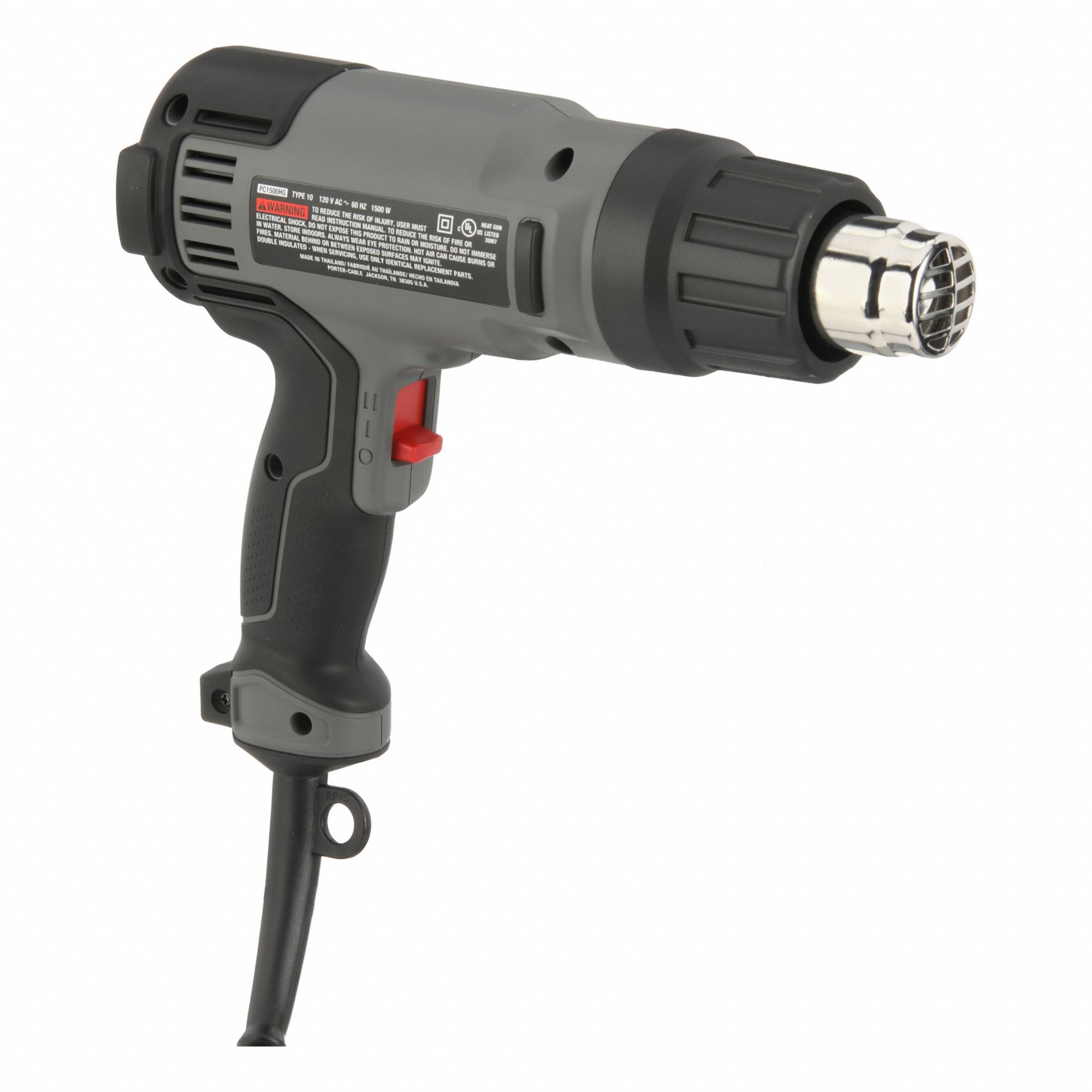 PORTER CABLE, Pistol-Grip, 120V AC, Heat Gun - 34G833|PC1500HG - Grainger