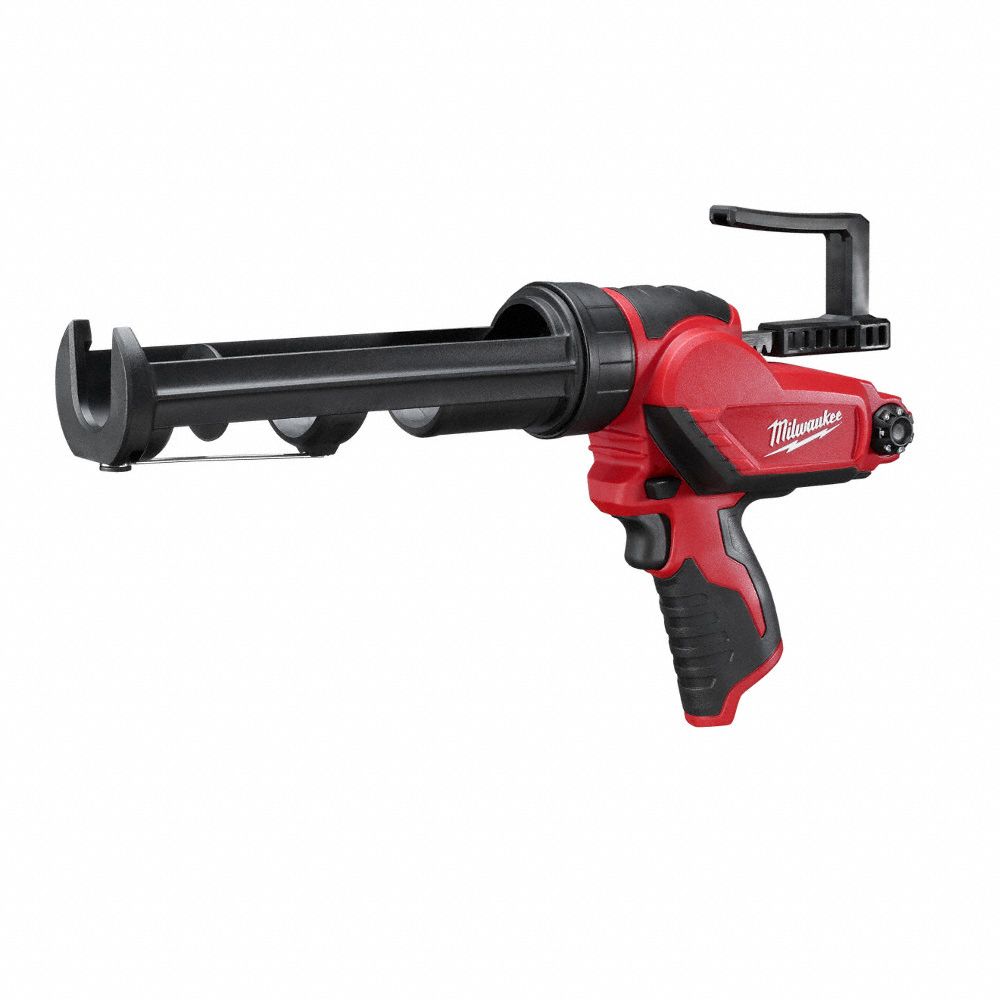 MILWAUKEE Caulk Gun: 12V DC, Cartridge, 10 oz For Container Size, 29 in ...
