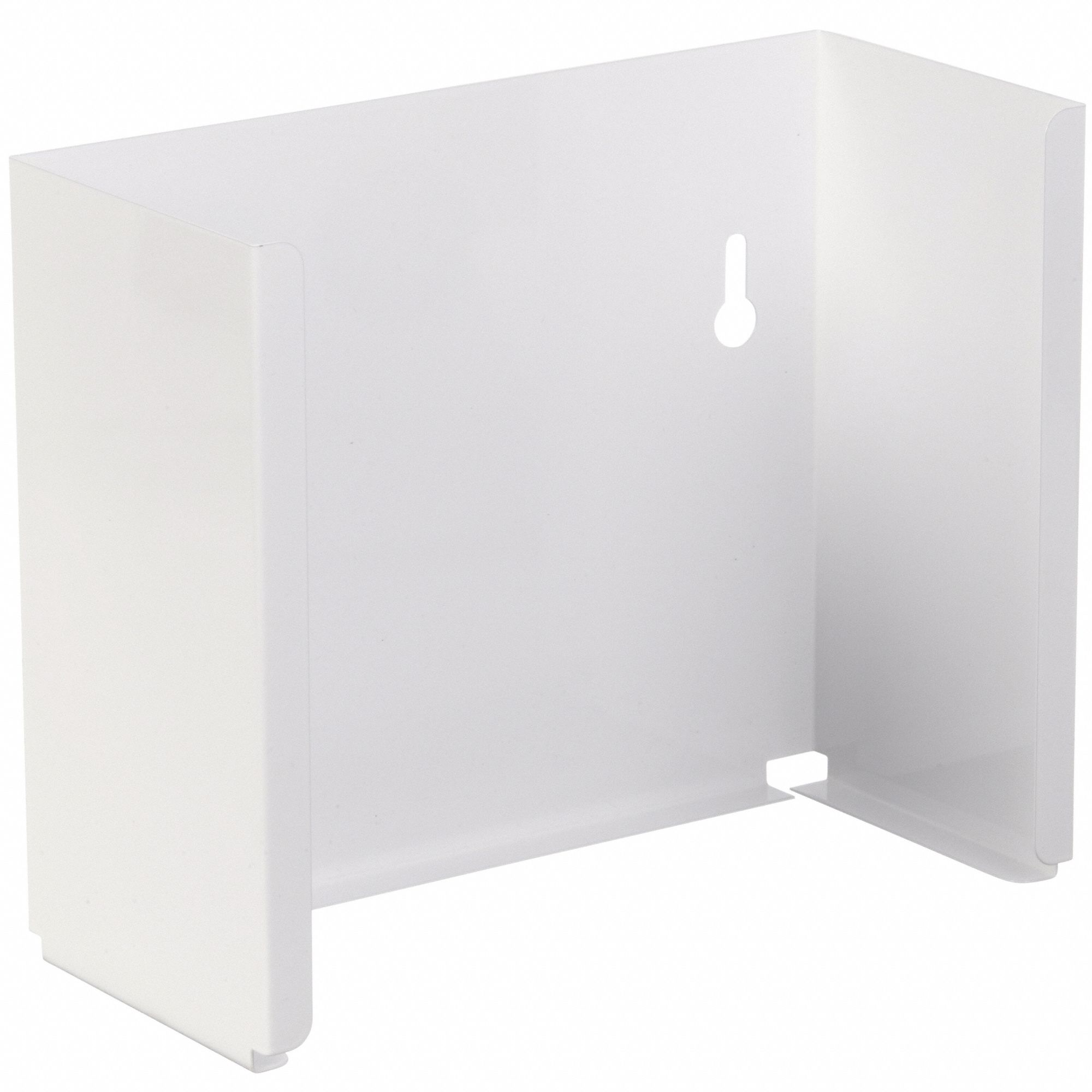 BOWMAN DISPENSERS, Powder Coated Steel, White, Face Mask Dispenser ...