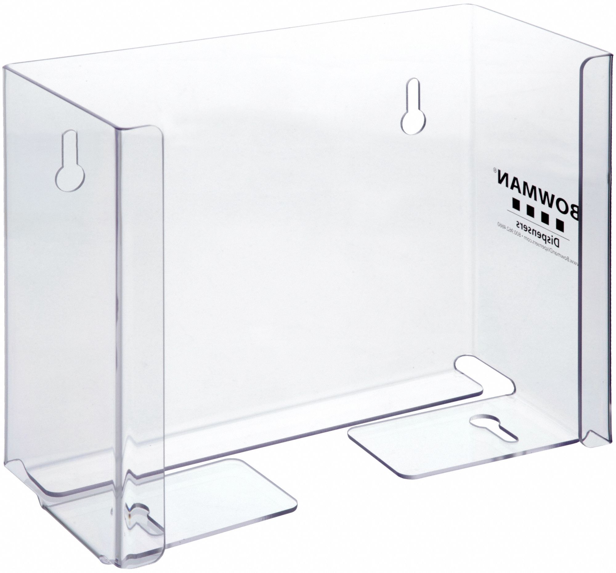 BOWMAN DISPENSERS, PETG Plastic, Clear, Face Mask Dispenser - 34GE46|FP ...