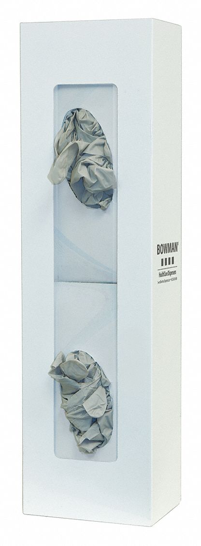 BOWMAN DISPENSERS, 2 Boxes, Powder-Coated Steel, Glove Box Dispenser ...