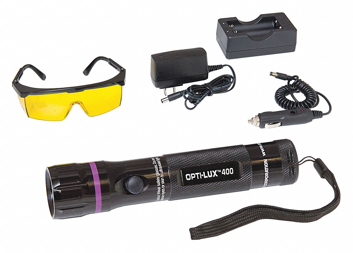 SPECTROLINE UV Penlight, Aluminum, Maximum Lumens Output: 6,100, Black ...