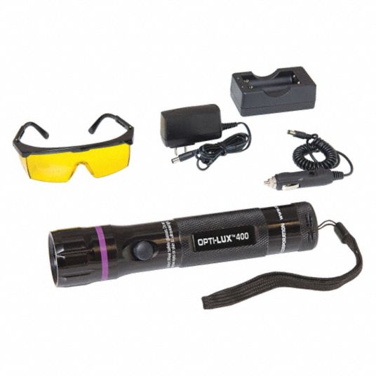SPECTROLINE UV Penlight, Aluminum, Maximum Lumens Output: 6,100, Black ...