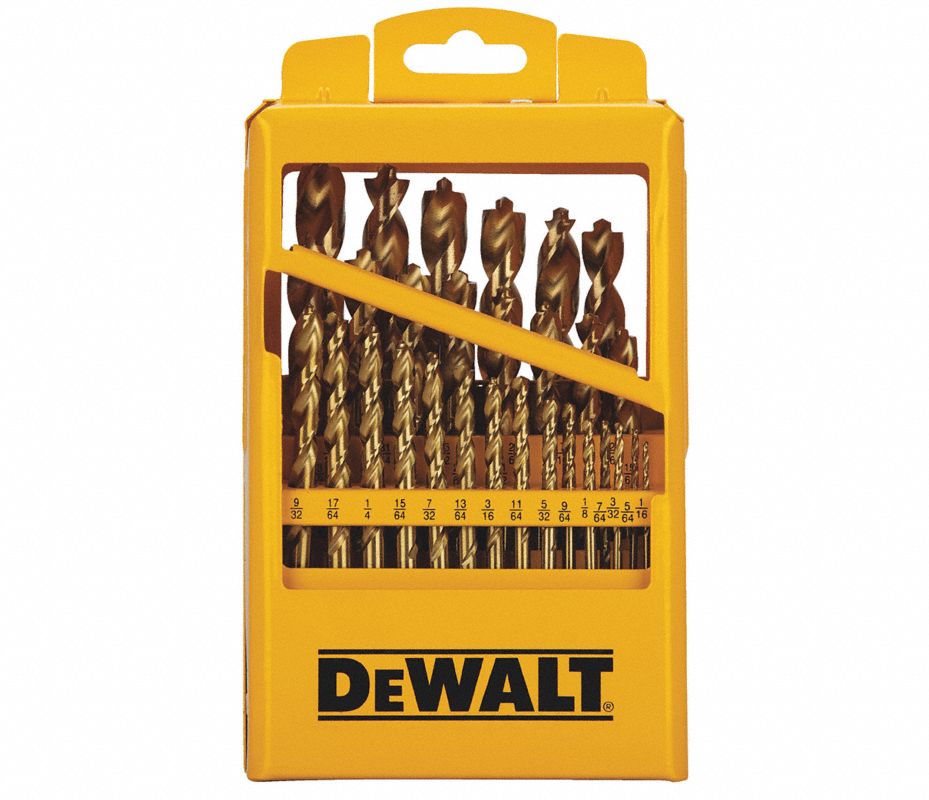 DEWALT Juego de Brocas Eje Recto Acero de Alta Velocidad - Juego de ...