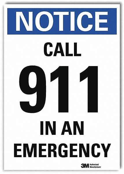 Reflective Sheeting, Adhesive Sign Mounting, Notice Sign - 34JJ31|U5 ...