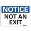 No Exit & No Entry Signs - Grainger Industrial Supply
