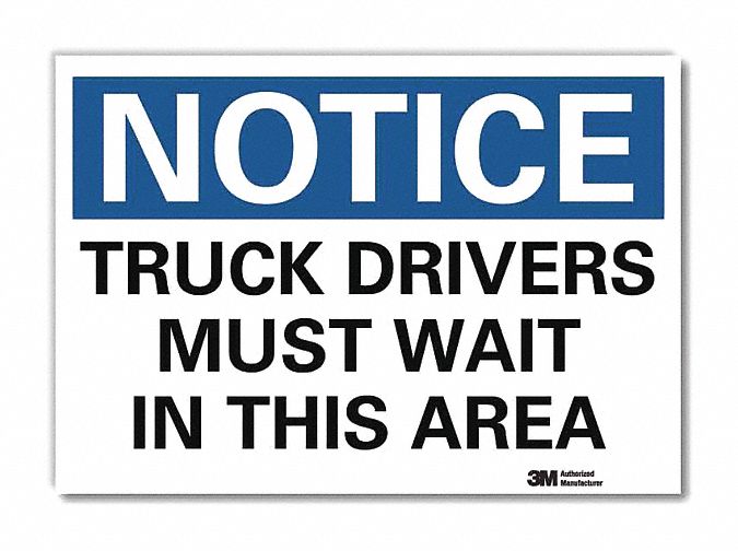 Aluminum, 7 in x 10 in Nominal Sign Size, Reflective Loadiing ...