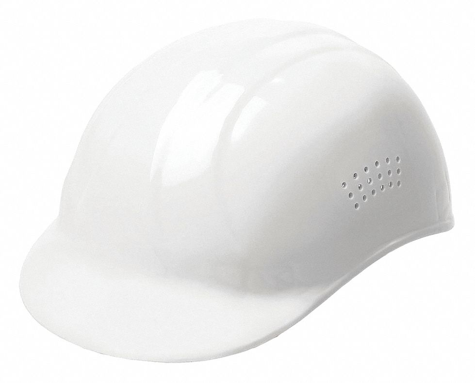 ERB SAFETY Bump Cap, Front Brim, White, Fits Hat Size 6-1/2 to 7-3/4 ...