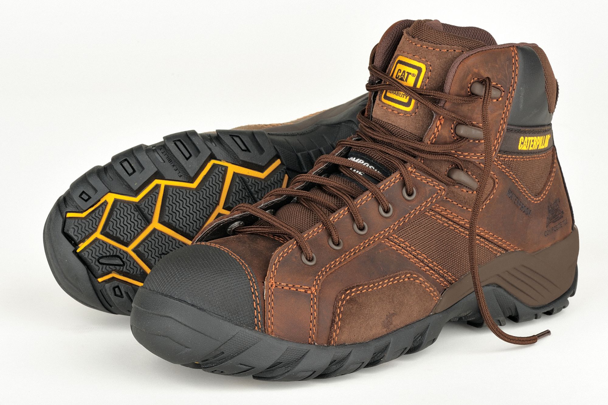 CAT, 8, 1, Work Boots - 34L217|P90091 - Grainger