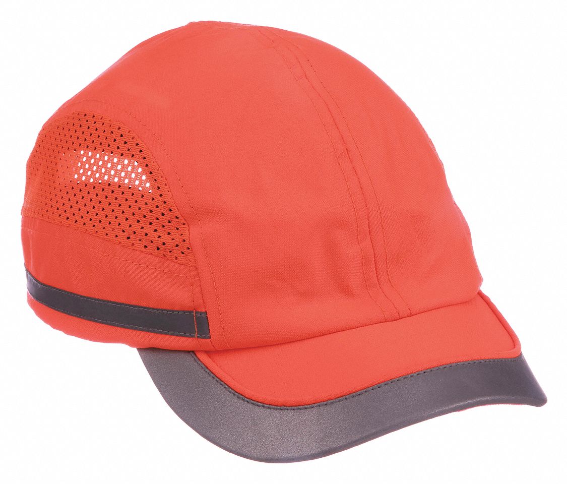 Orange, Hook-and-Loop, Bump Cap - 34L317|SCARAP1ORG - Grainger