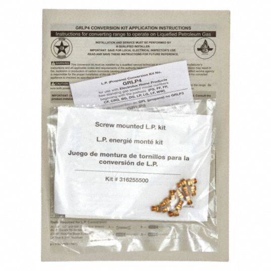 ELECTROLUX, Mfr Part # GRLP4, Conversion Kit - 34LX57|GRLP4 - Grainger