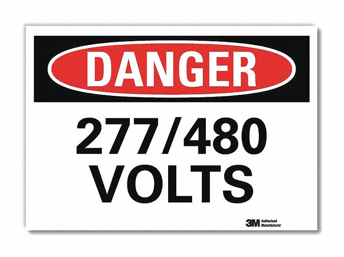 Reflective Sheeting, Adhesive Sign Mounting, Danger Sign - 34MH93|U3 ...