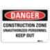 Construction Zone & Area Signs - Grainger Industrial Supply