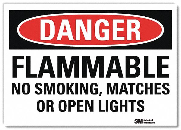 Reflective Sheeting, Adhesive Sign Mounting, Danger Sign - 34MV70|U3 ...