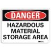 Chemical, Gas, & Hazardous Material Storage Signs - Grainger Industrial ...