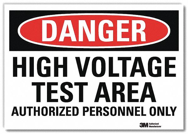 Reflective Sheeting, Adhesive Sign Mounting, Danger Sign - 34MY57|U3 ...