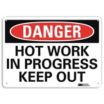 General Hot Work Signs - Grainger Industrial Supply