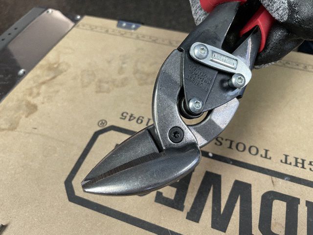 MIDWEST SNIPS Aviation Snip: Left/Straight, 9 3/4 in Overall Lg, 1 1/4 ...