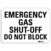 Emergency Shut-Off Signs - Grainger Industrial Supply