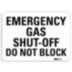 Emergency Shut-Off Signs - Grainger Industrial Supply