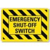 Emergency Shut-Off Signs - Grainger Industrial Supply