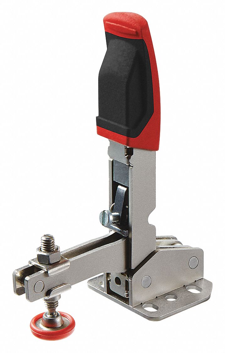 BESSEY Auto-Adjust Toggle Clamp: Std Vertical Handle, Flange Base ...