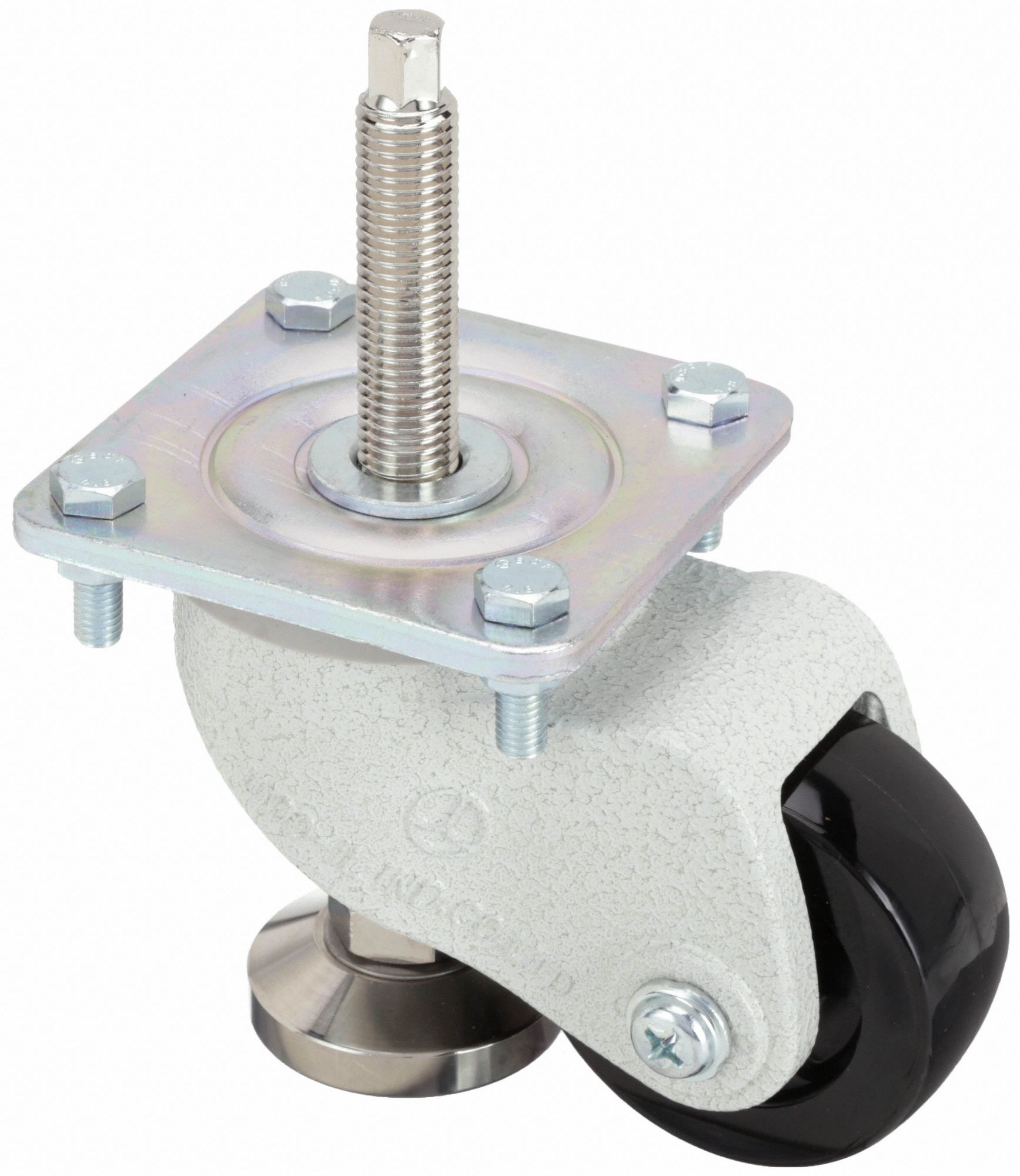 Nylon Tread, 2 7/8 in Wheel Dia, Plate Caster - 34RU56|WMLC-700FS ...