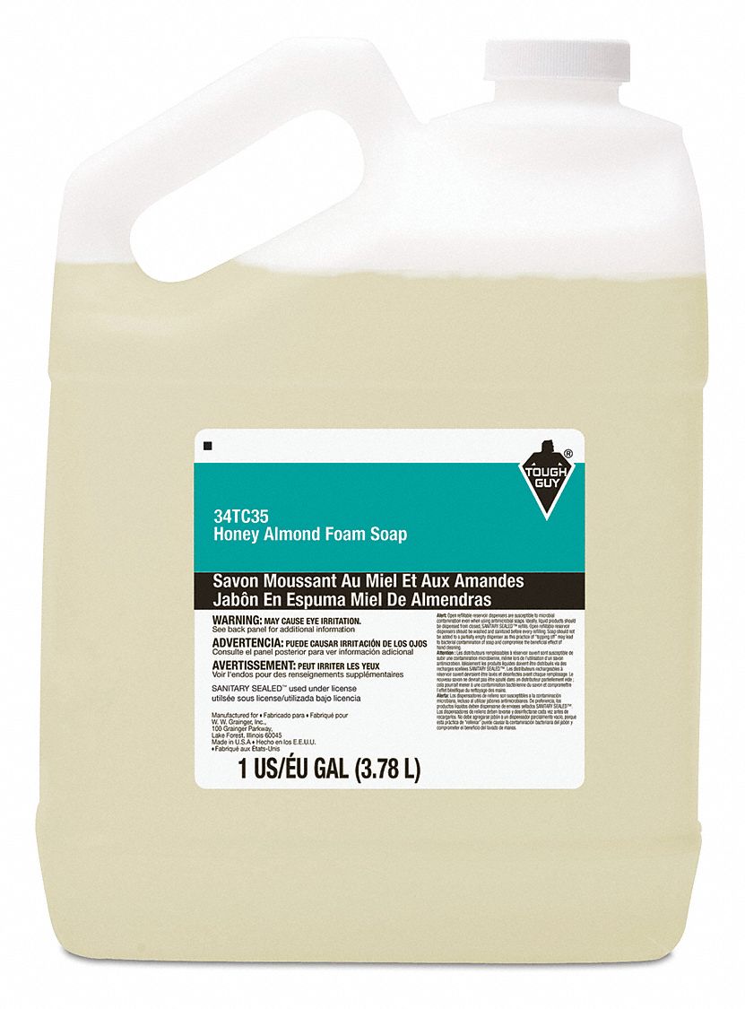 TOUGH GUY, Foam, 1 gal, Hand Soap - 34TC35|5005-04-B5PCB - Grainger