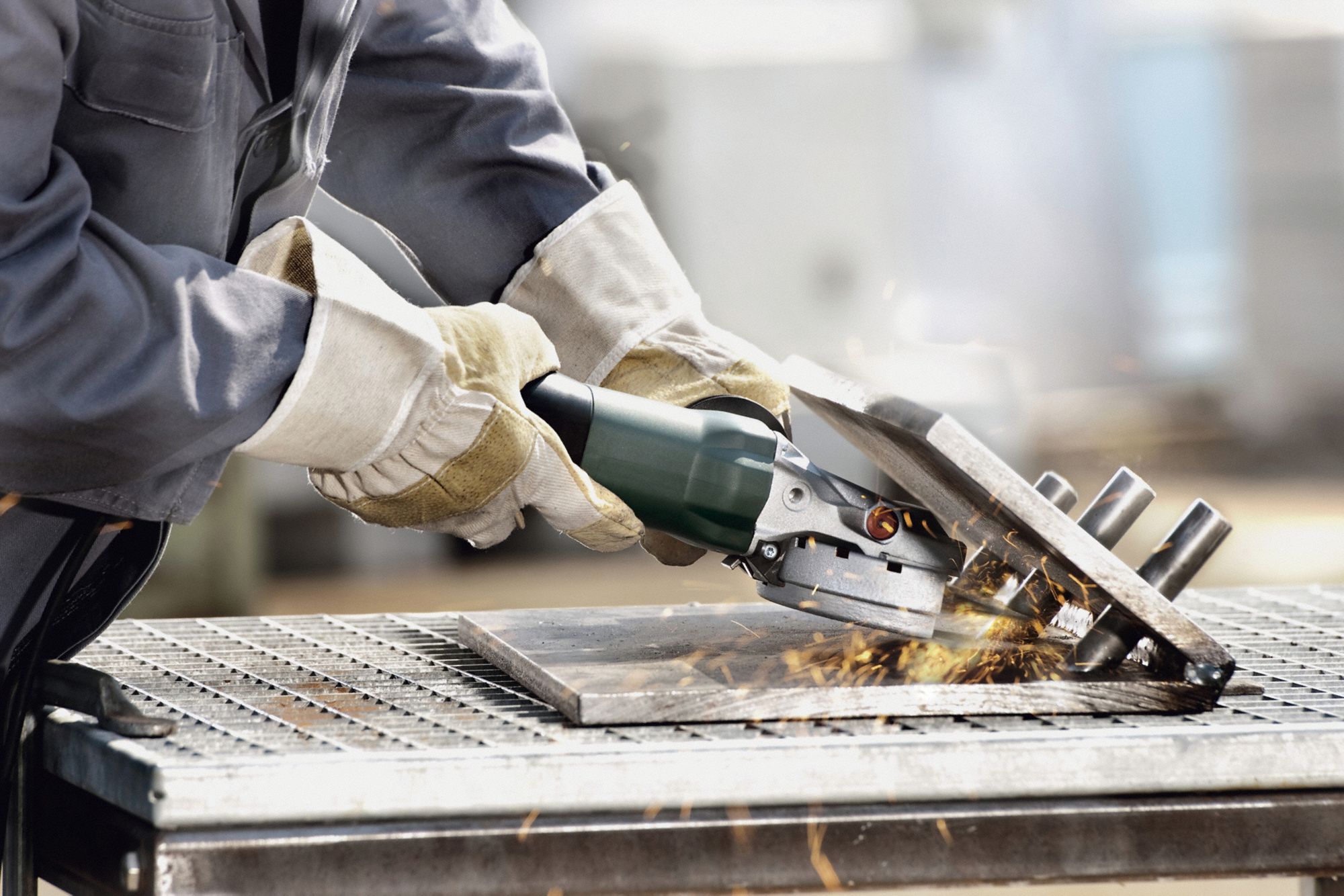 METABO Angle Grinder: 8 A, 10,000 RPM Max. Speed, Paddle, 5 in Wheel ...